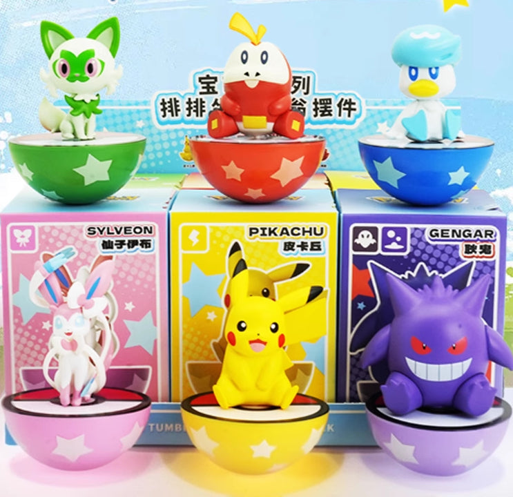 New Pokemon Wobbling Sit-in-a-Row Open Box Figures – KIKABOMB
